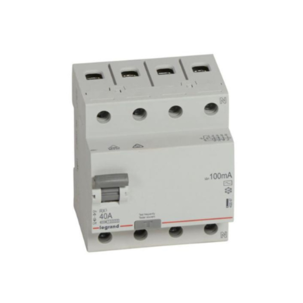 Aptomat chống giật RCCB Legrand 402067 4P 40A 100mA 400V